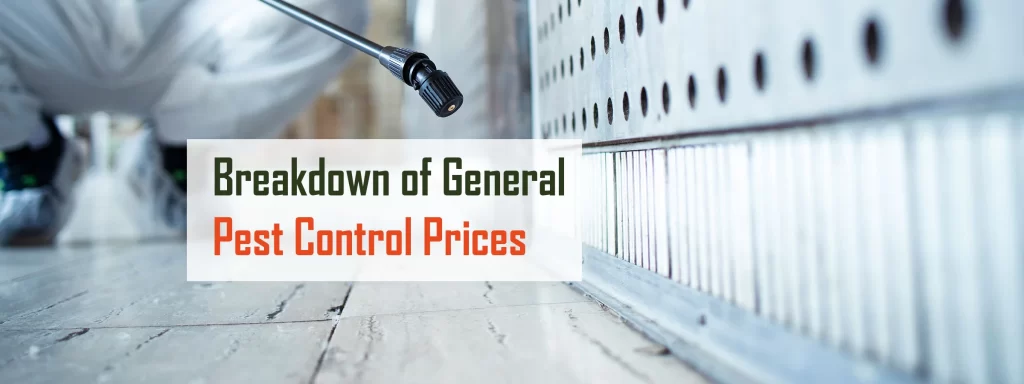 Breakdown of General Pest Control Prices - Wham Bam